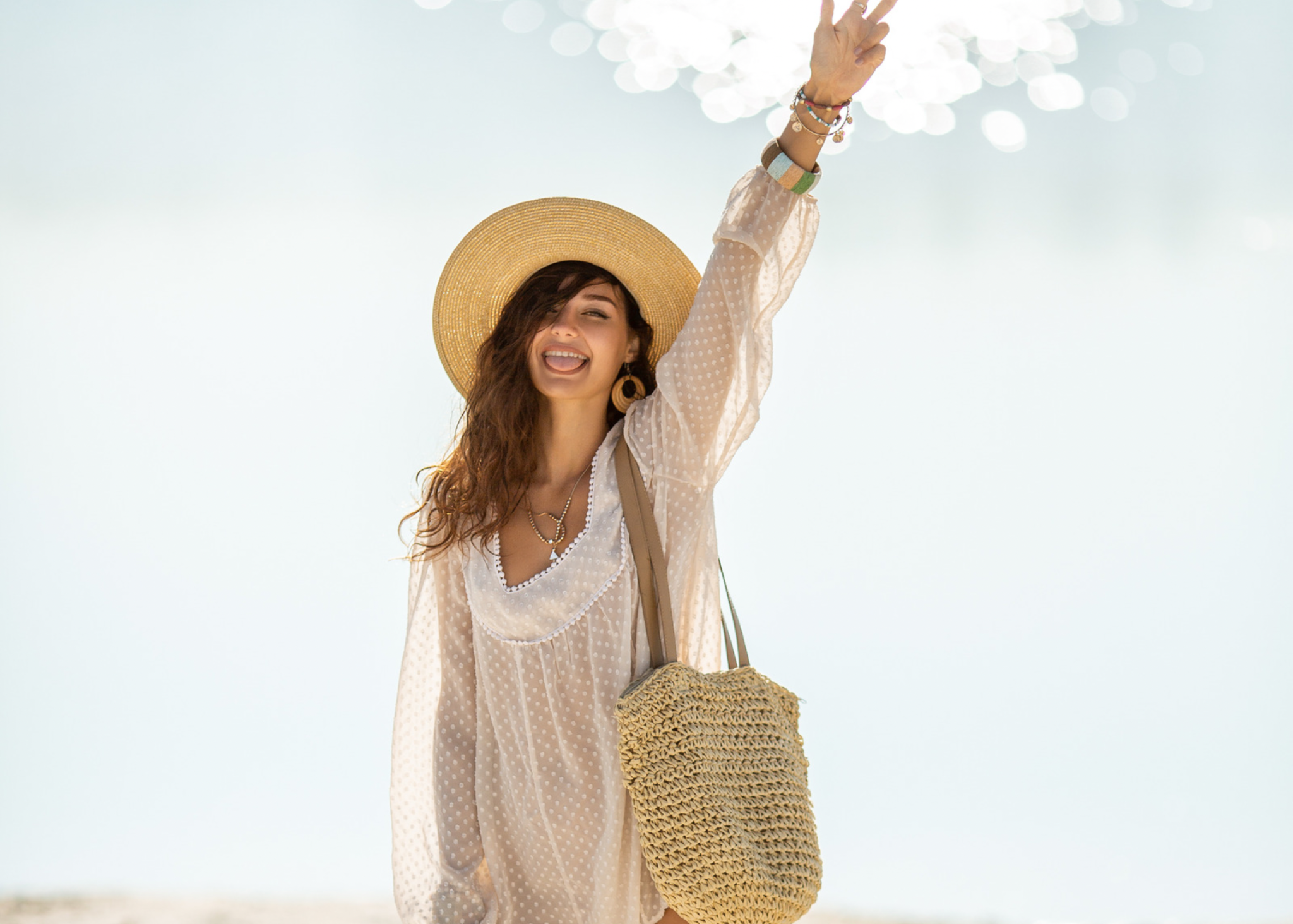 How To Create A Gorgeous Modest Summer Beach Look